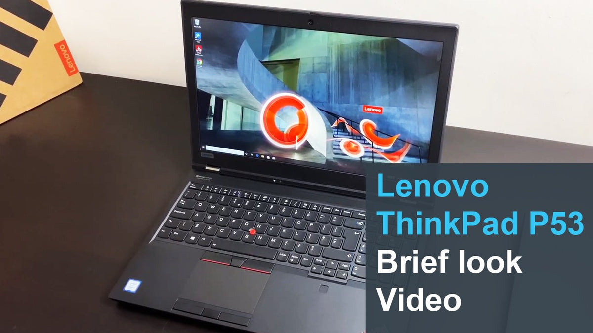 Lenovo ThinkPad P53 Mobile Workstation: Brief Look video | CruiseTech