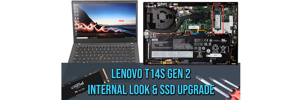 Watch: Lenovo ThinkPad T14s Gen 2: Internal Look & SSD Upgrade | CruiseTech