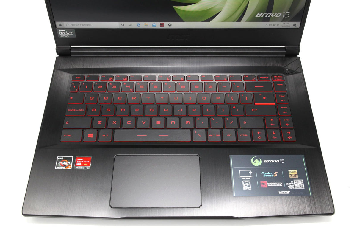 MSI Bravo 15 Gaming Laptop: Ryzen 7-4800H, 8GB RAM 512GB SSD | CruiseTech